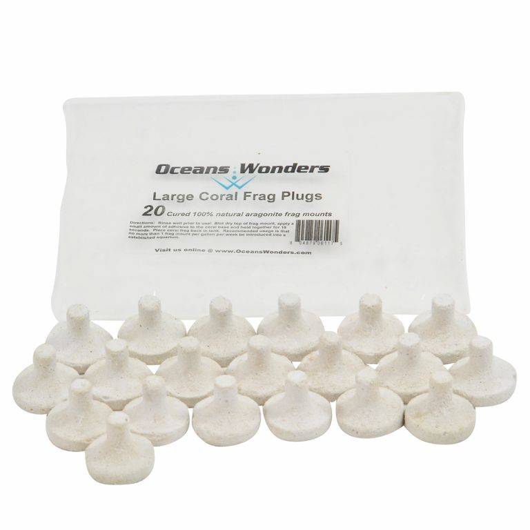 Oceans Wonders Large Coral Frag Plugs - 20 Pack – Nemo's Reef